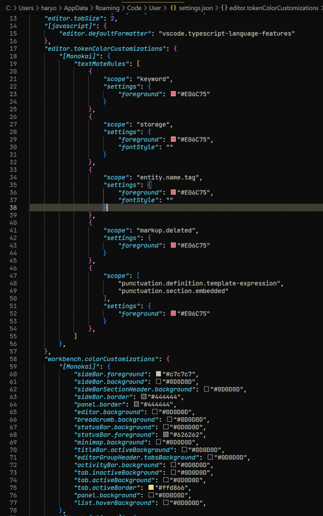 Modif Theme Visual Studio Code – Ahli Kompie